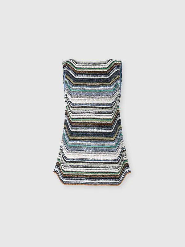 Missoni Striped Cotton Blend Mini Dress