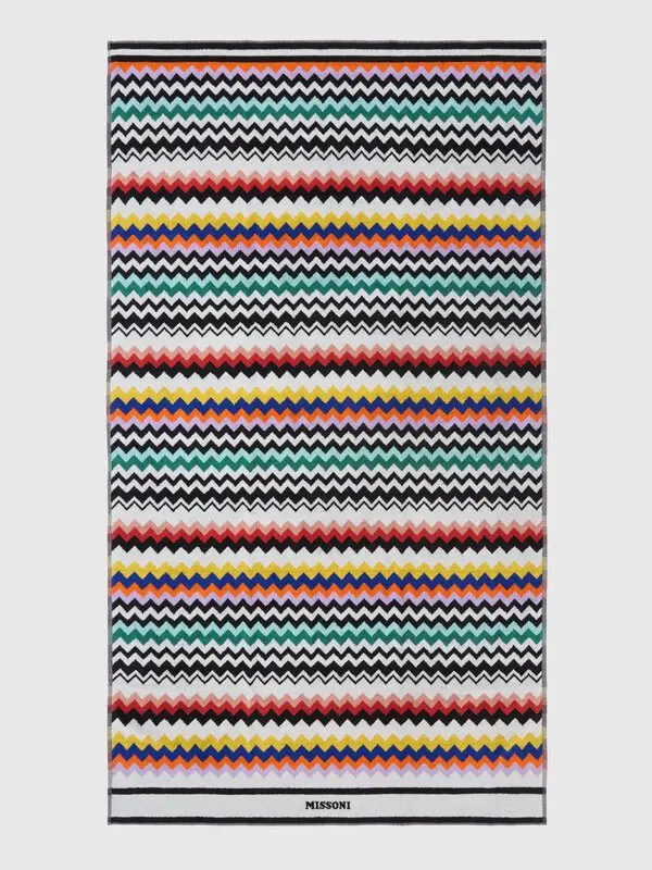 Missoni Best Cotton Terry Beach Towel 180x100 Cm - Multicoloured