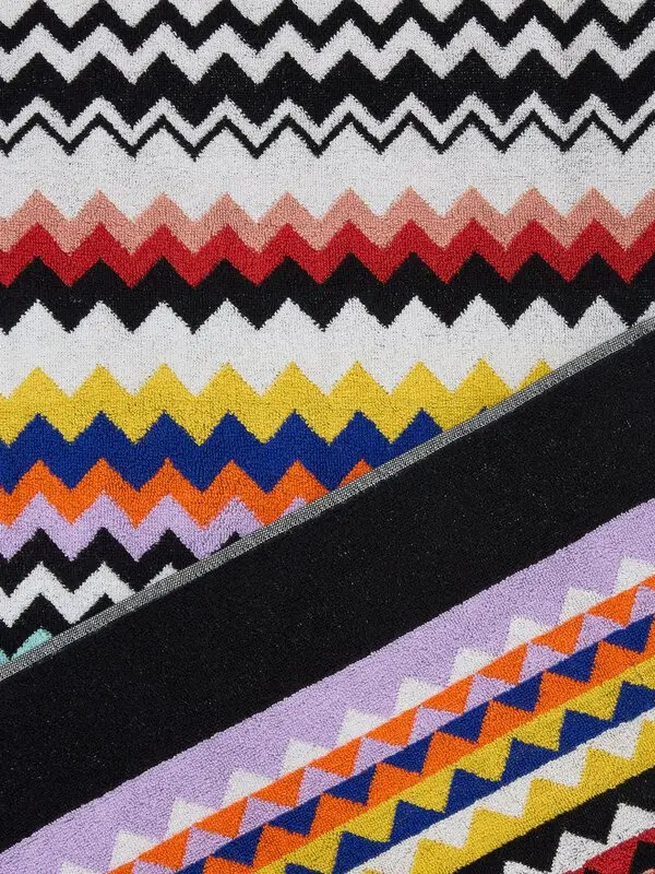 Missoni Best Cotton Terry Beach Towel 180x100 Cm - Multicoloured
