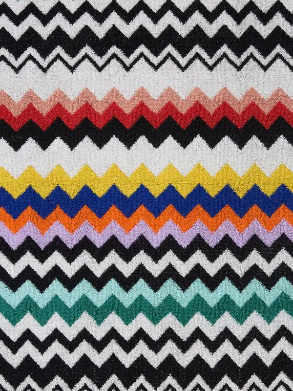 Missoni Best Cotton Terry Beach Towel 180x100 Cm - Multicoloured