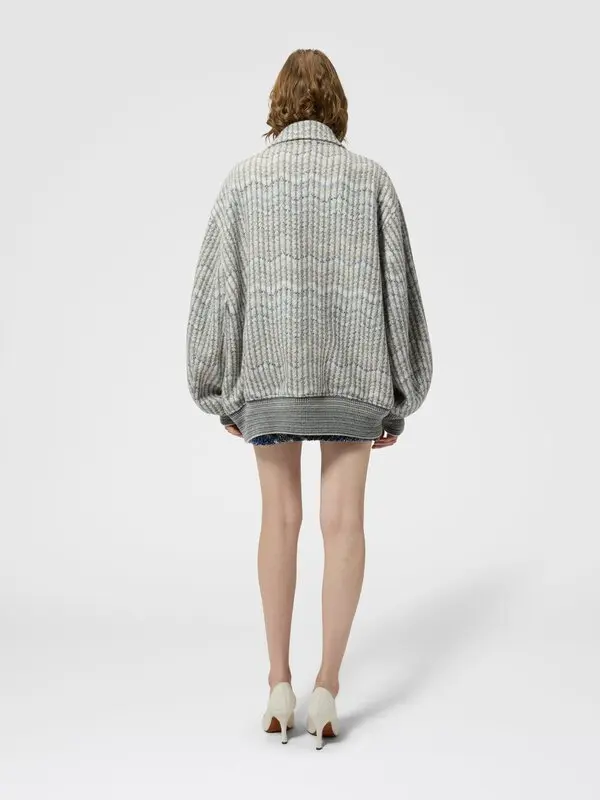 Missoni Oversized Cashmere And Viscose Bomber
