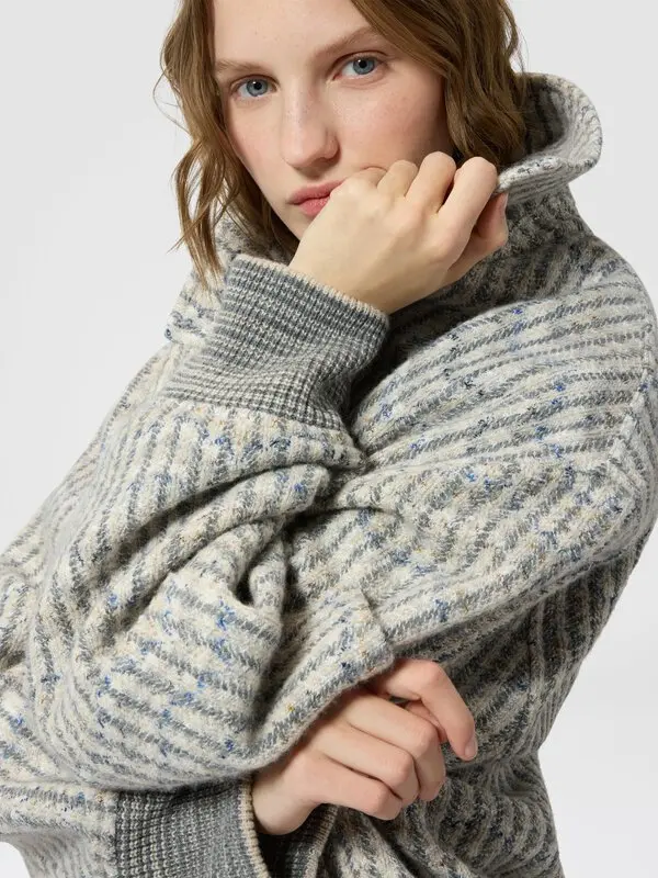 Missoni Oversized Cashmere And Viscose Bomber