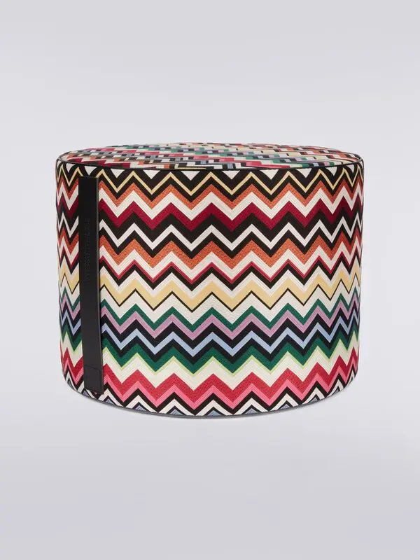 Missoni Belfast Cylindrical Pouffe 40x30 Cm