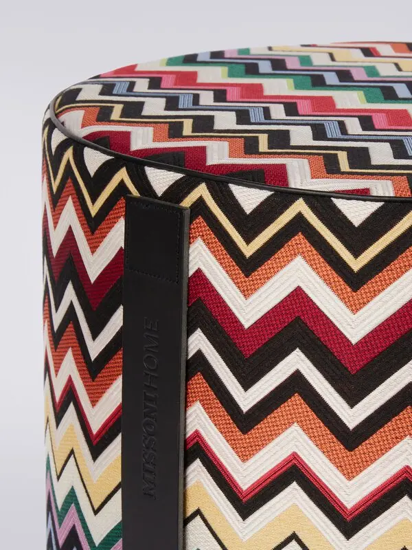 Missoni Belfast Cylindrical Pouffe 40x30 Cm