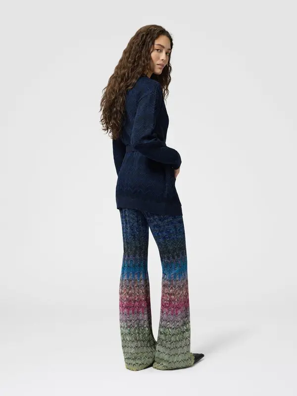 Missoni Dégradé Viscose Lamé Flare Trousers - Multicoloured