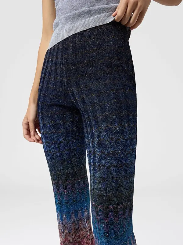 Missoni Dégradé Viscose Lamé Flare Trousers - Multicoloured