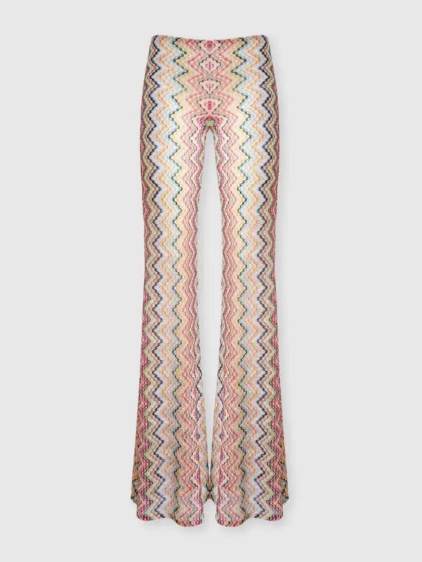 Missoni Printed Motif Flare Trousers - Multicoloured