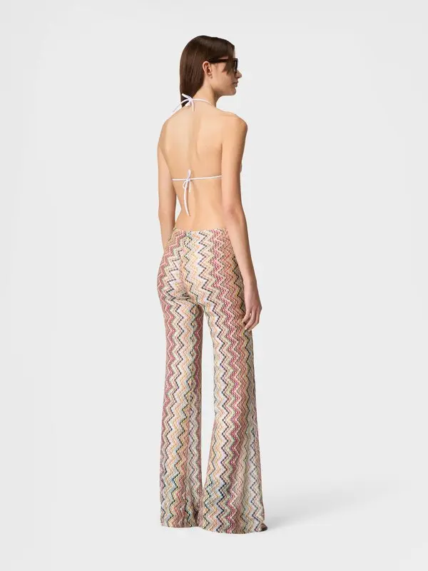 Missoni Printed Motif Flare Trousers - Multicoloured