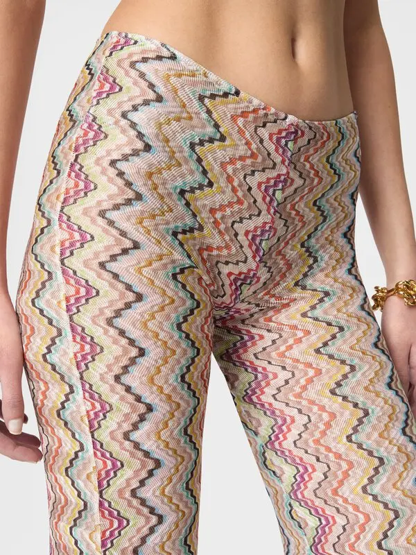 Missoni Printed Motif Flare Trousers - Multicoloured