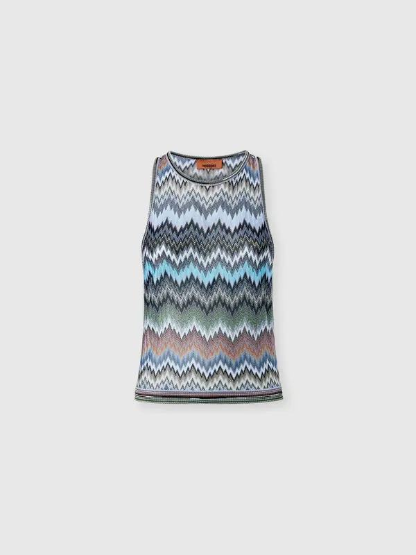 Missoni Snake-pattern Viscose Sleeveless Top