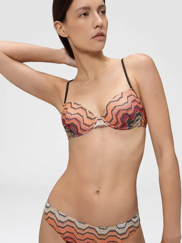Missoni Viscose Blend Lamé Balconette Bikini