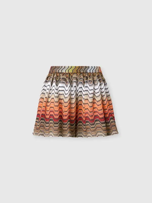 Missoni Viscose Lamé Blend Greek Motif Shorts - Multicoloured