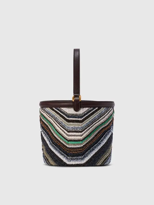 Missoni Bucket Bag In Cotton Blend