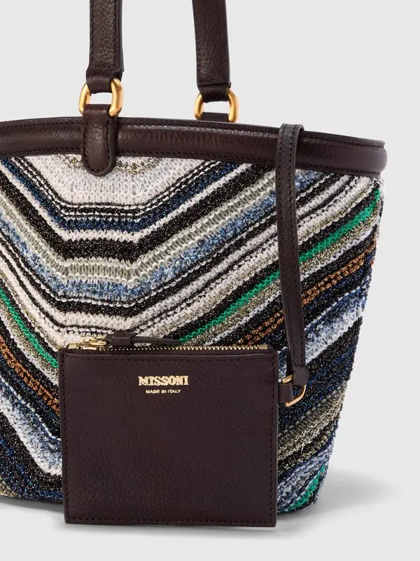 Missoni Bucket Bag In Cotton Blend