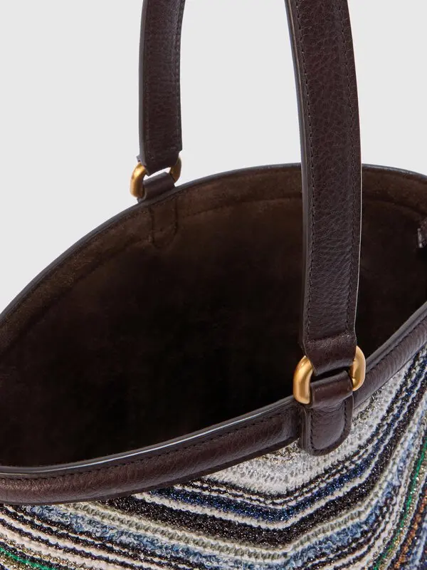 Missoni Bucket Bag In Cotton Blend