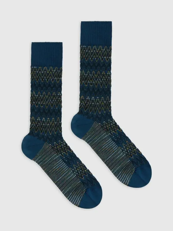 Missoni Cotton-blend Ankle Socks - Multicoloured