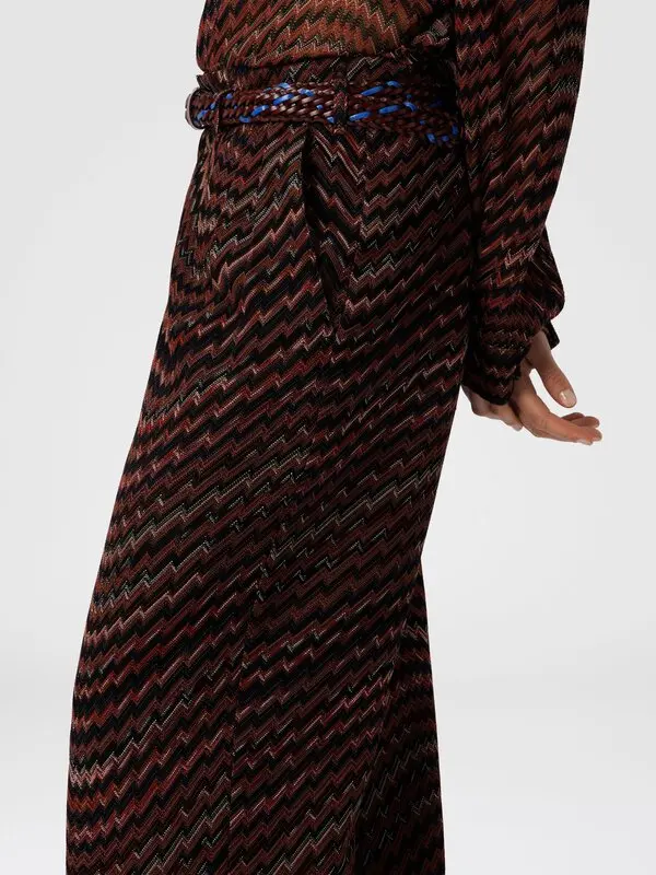 Missoni Mid-rise Tailored Pants With Zigzag Pattern