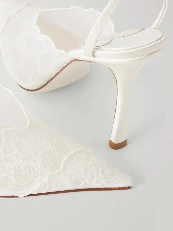 JIMMY CHOO Faiz 100 Lace Pumps