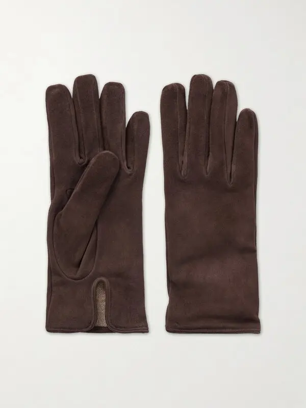 Nour Hammour Suede Gloves