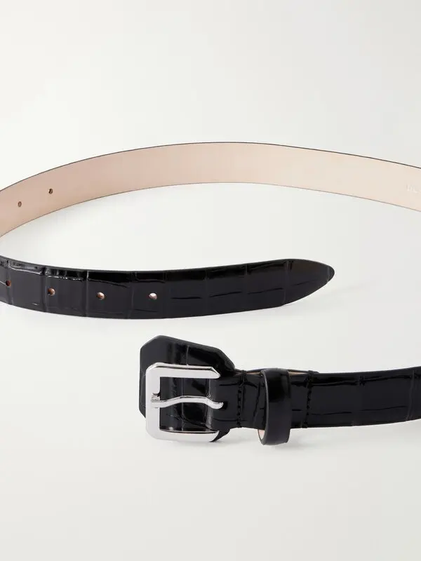 DEHANCHE Nini Embossed Leather Belt