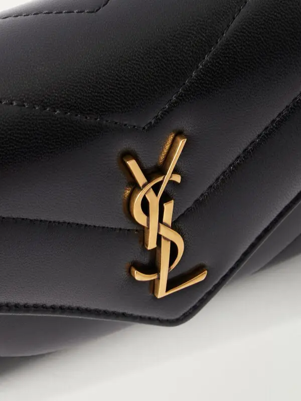 Saint Laurent Loulou Mini Matelassé Leather Shoulder Bag
