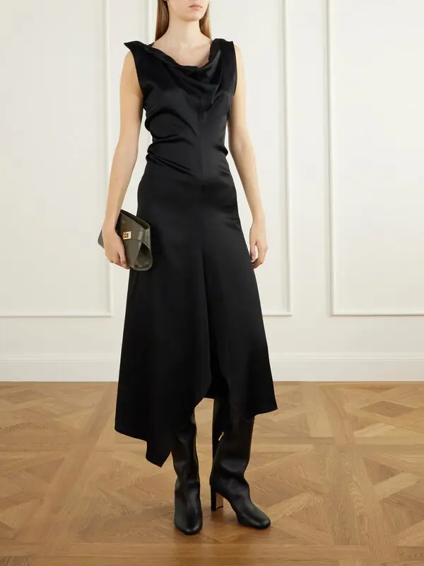 FERRAGAMO Elli 70 Embellished Leather Knee Boots