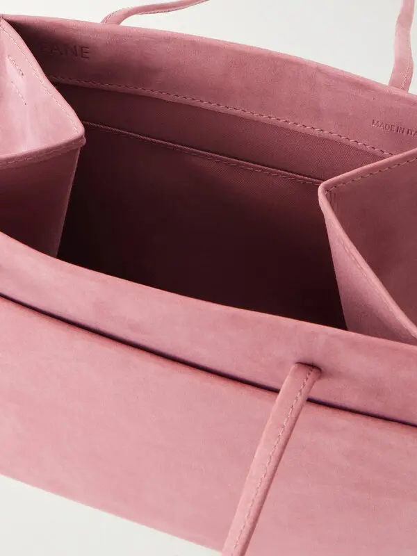 FANE Lisse Suede Tote - Red