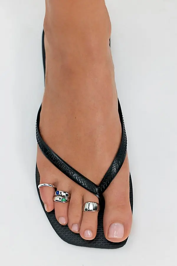 Free People Sandbar Toe Ring At - Silver