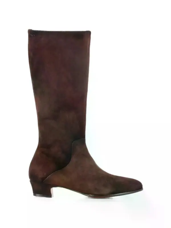 ALEXANDER HOTTO Suede Side-zip Boots