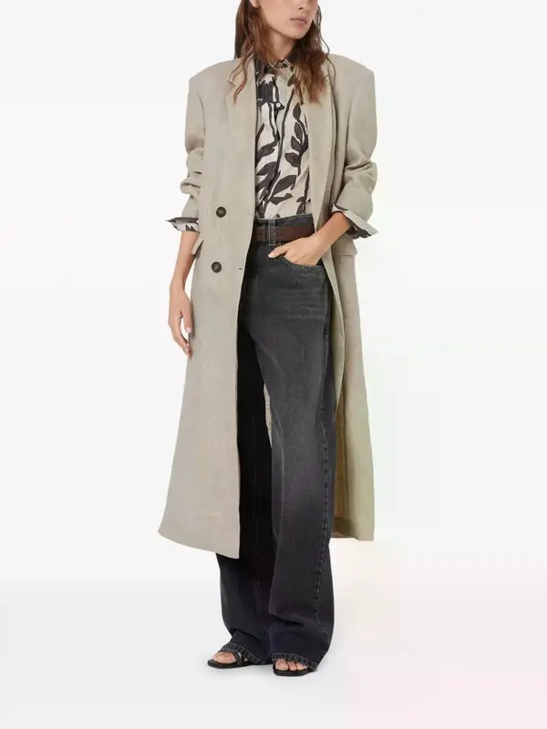 Brunello Cucinelli Double-breasted Linen Coat
