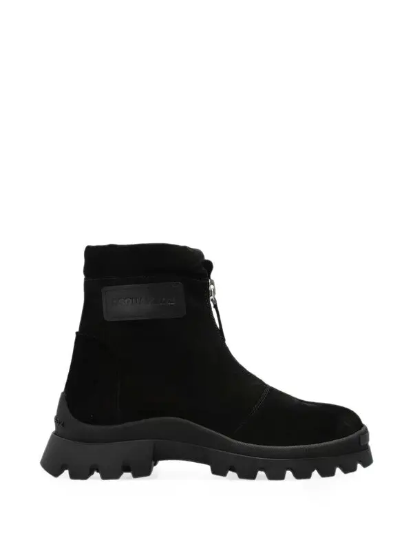 Dsquared2 Zip-front Leather Ankle Boots