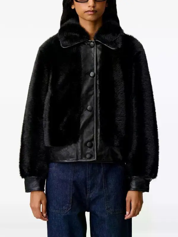 Claudie Pierlot Short Faux-fur Jacket