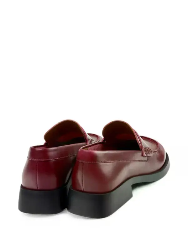 Camper Donna Leather Square-toe Loafers