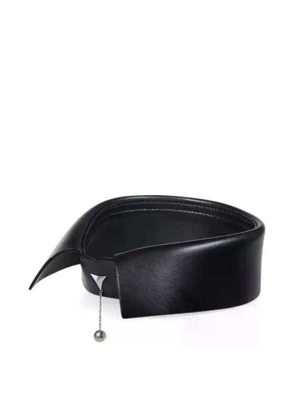 Fendi Charm-detail Leather Collar
