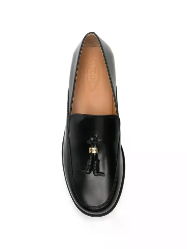 TOD'S Tassel Leather Loafers