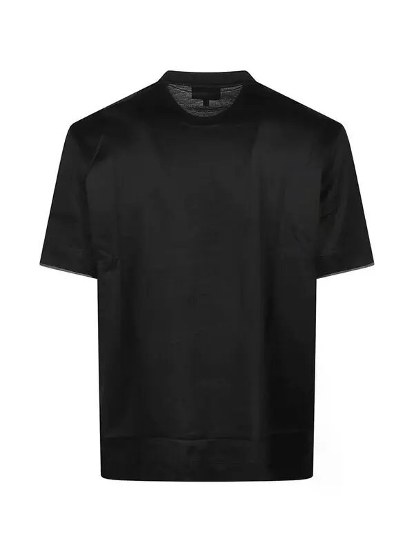 Emporio Armani Logo-patch Crew-neck T-shirt