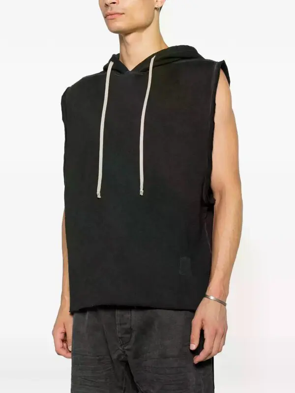 Rick Owens Sleeveless Drawstring Hoodie