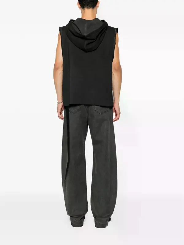 Rick Owens Sleeveless Drawstring Hoodie