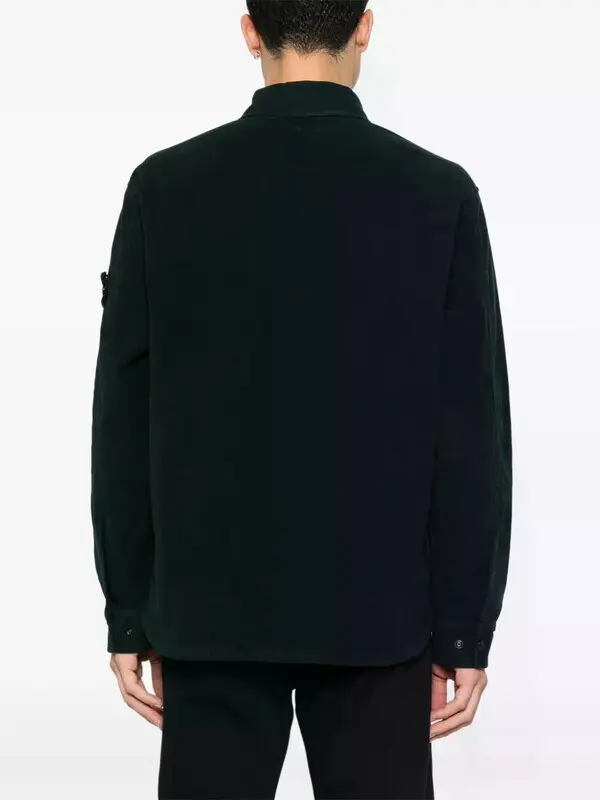 Stone Island Compass-patch Corduroy Shirt