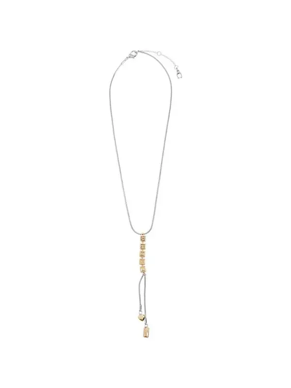 COACH Pendant Snake-chain Necklace - Silver