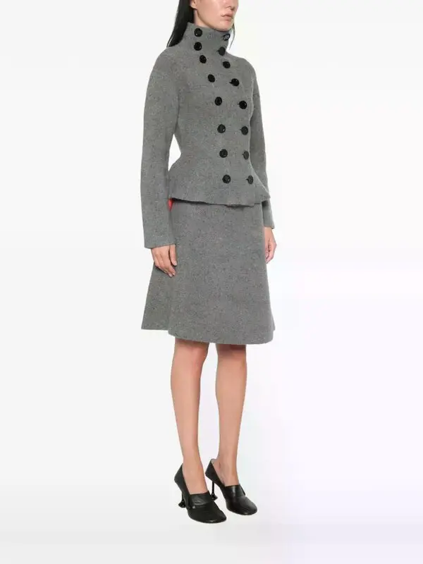 Proenza Schouler Donegal-knit Peplum Jacket