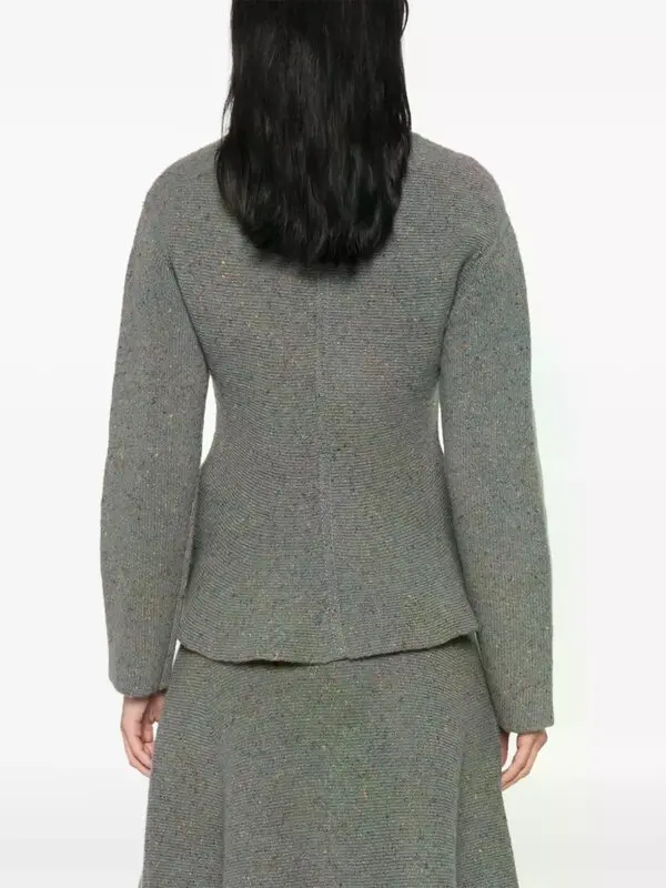 Proenza Schouler Donegal-knit Peplum Jacket