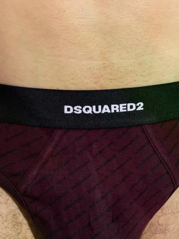 Dsquared2 Logo-print Monogram Briefs