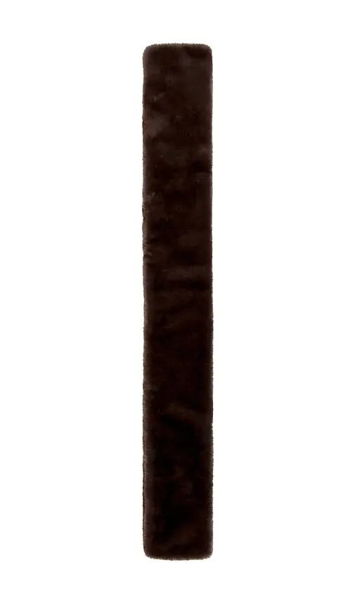 MIMCHIK Faux Fur Shawl - Brown