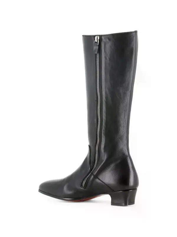 ALEXANDER HOTTO Leather Knee-high Boots