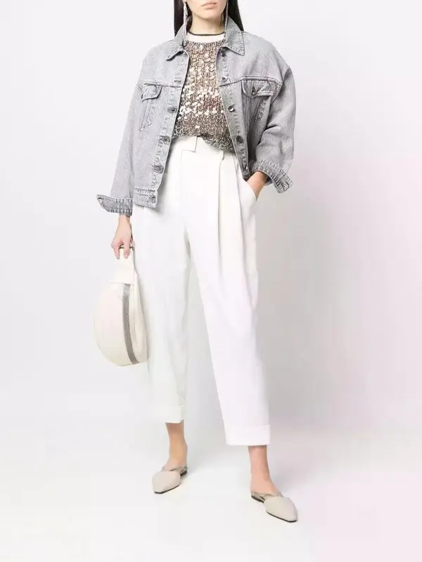 Brunello Cucinelli Oversized Denim Jacket