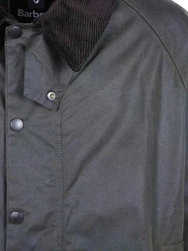 Barbour Corduroy-collar Raglan-sleeve Coat