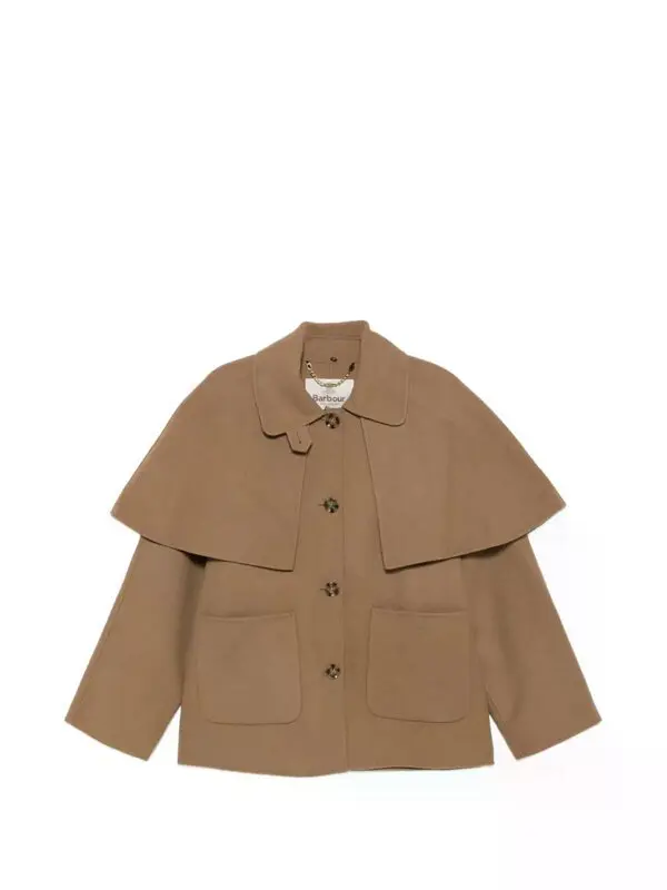 Barbour Aggy Button-down Coat - Brown