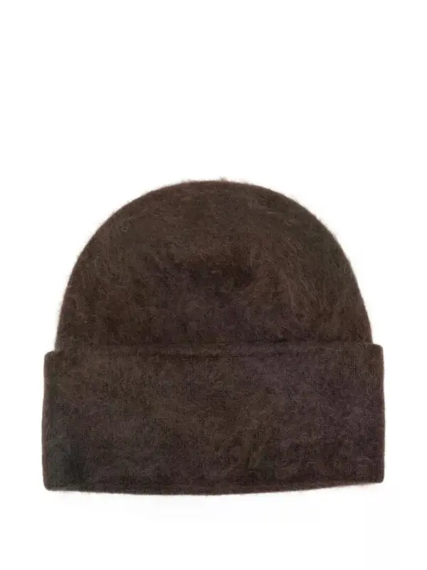 Soft Goat Brushed Beanie Hat