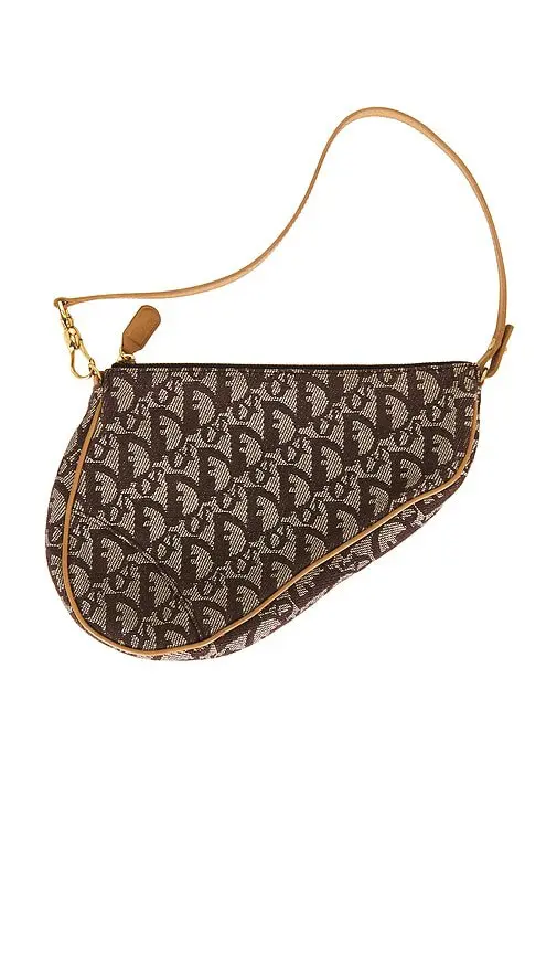 FWRD RENEW Dior Diorissimo Pochette Saddle Bag